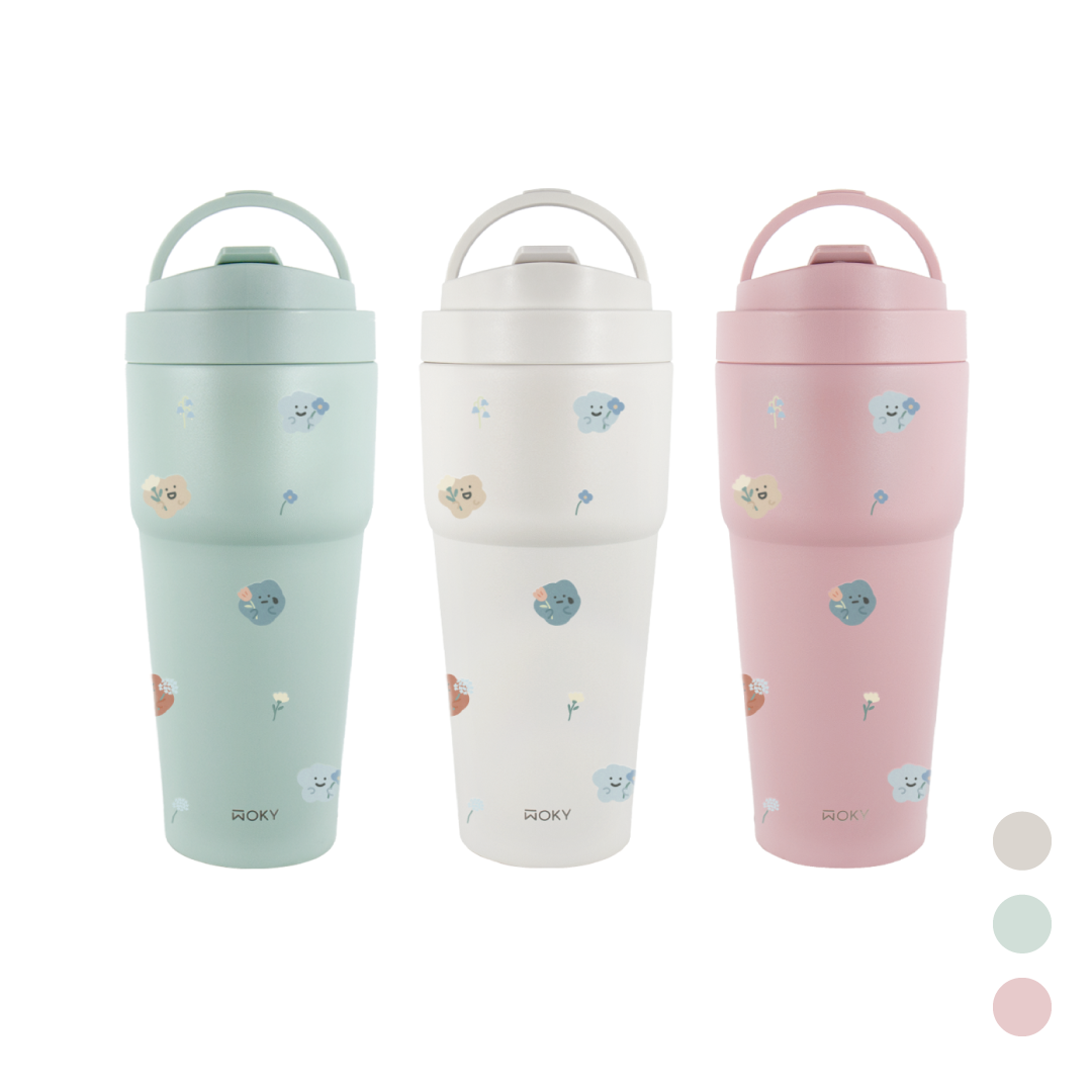 《減塑環保》WOKY x 方坊 文創聯名 –[ ]渾圓杯鈦陶瓷770ml