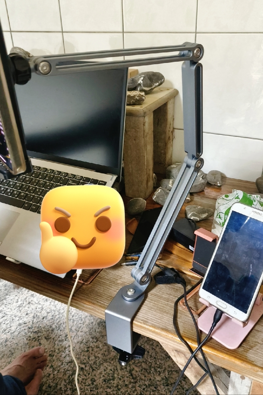 瑞米 Raymii ZT33 13吋 夾桌式鋁合金手機平板支架