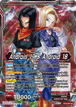 BT23-002 Android 17 & Android 18, Future Evil