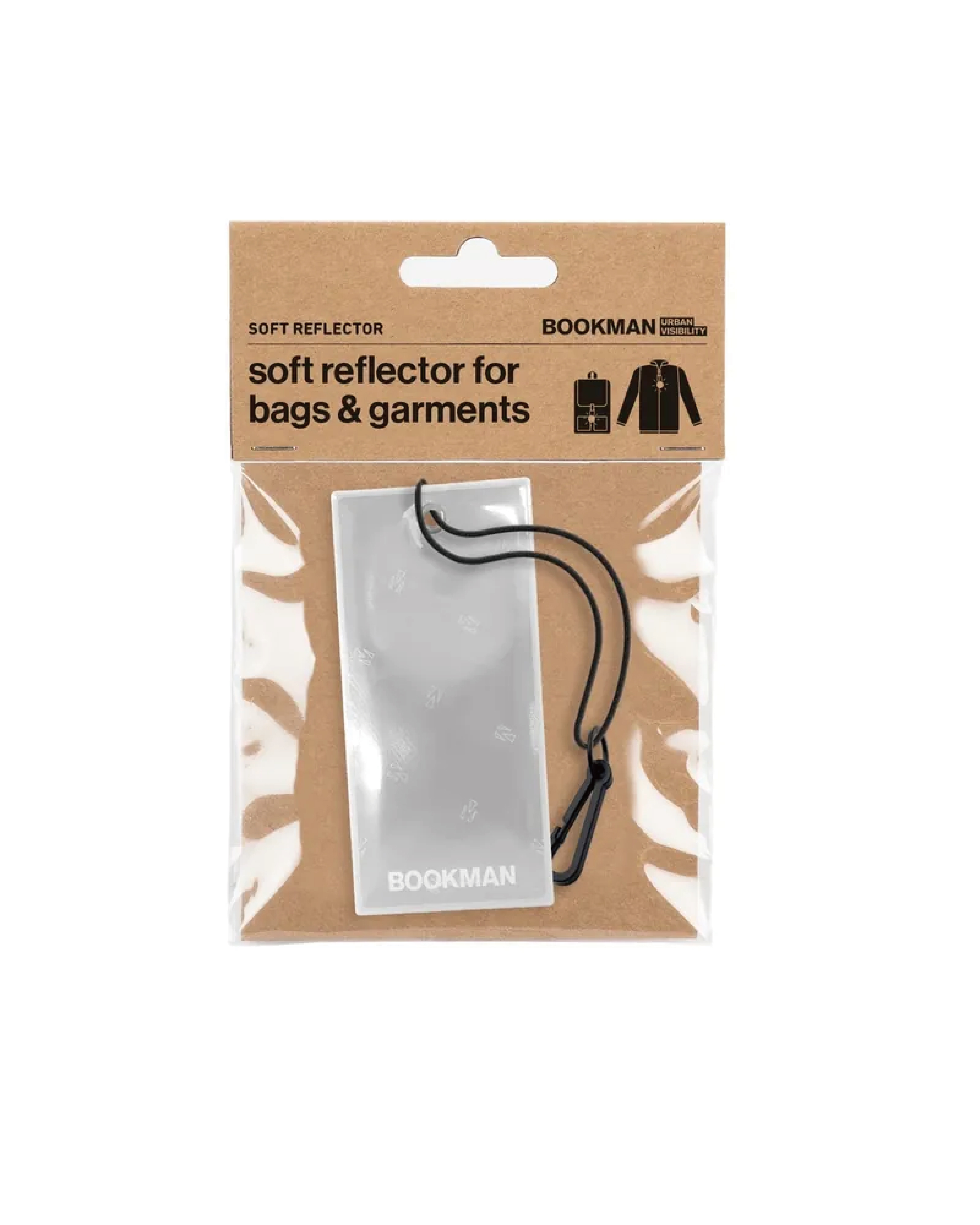 【BOOKMAN】Hanging Reflectors Rectangle 幾何反光片 White/白色