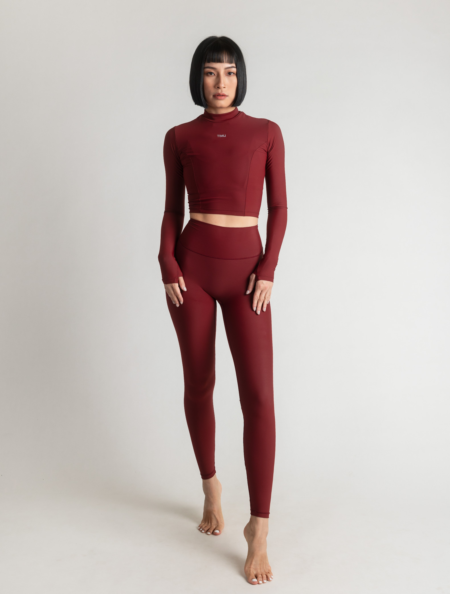 Garnet 石榴紅 / Xtra Life™ 水陸防曬上衣 ( 短版 ) / Top｜TIMU AQUA