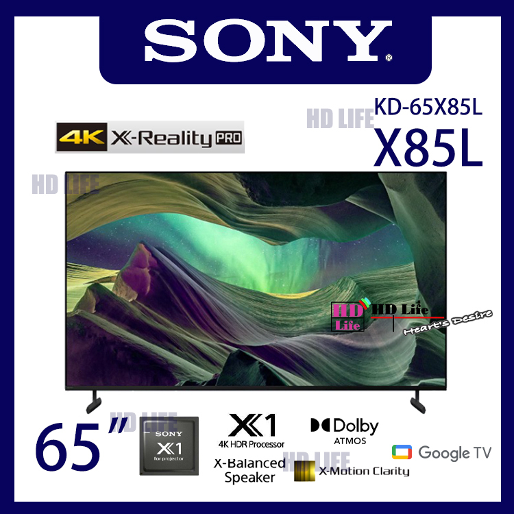 SONY KD-65X85L SONY 65" 4K Full Array LED Google TV