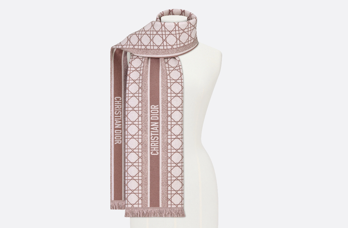 Dior cannage scarf
