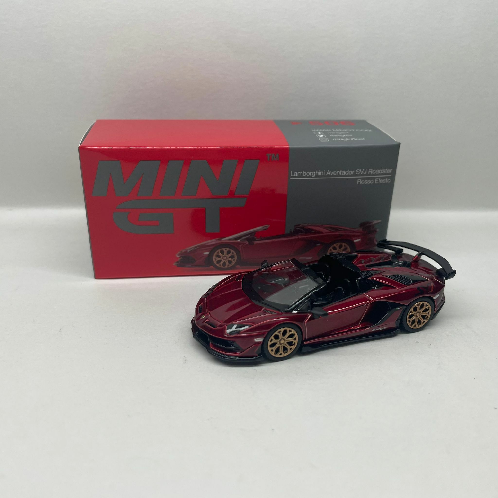 Mini GT #506 Lamborghini Aventador SVJ Roadster