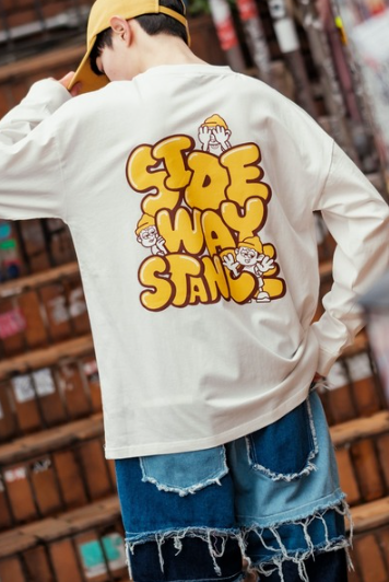 SIDEWAY STANCE JP BUBBLE LS TEE