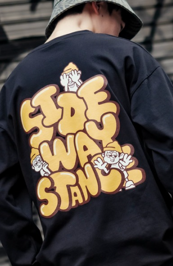 SIDEWAY STANCE JP BUBBLE LS TEE