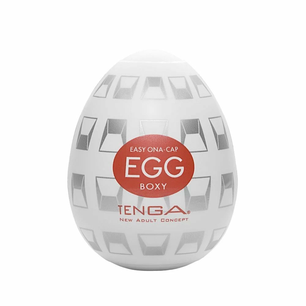 壞男情趣。日本TENGA《 自慰蛋 EGG-014 BOXY》立體箱型