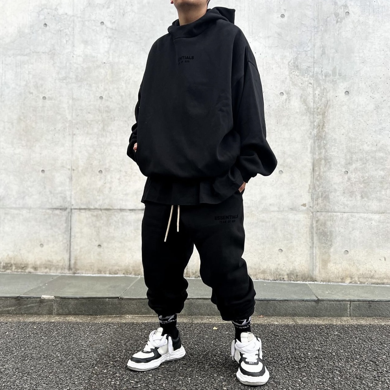 Essentials-F.O.G FW23 Sweatpants - Jet Black