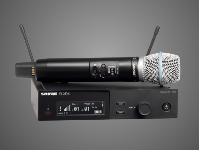 SHURE SLXD24/B87A Wireless MIROPHONE Beta87A 無線咪
