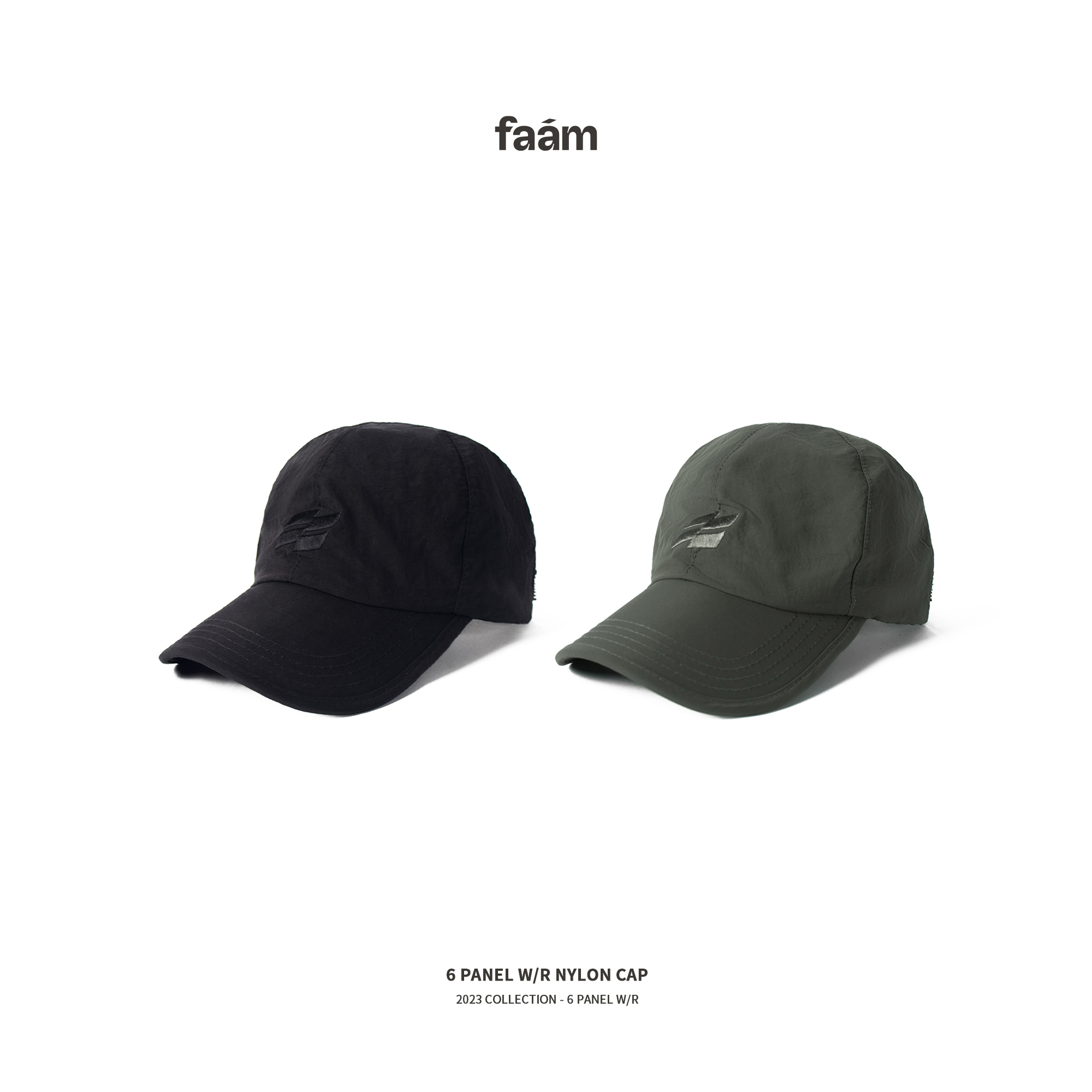 6 PANEL W/R NYLON CAP - 6 片防潑水尼龍帽