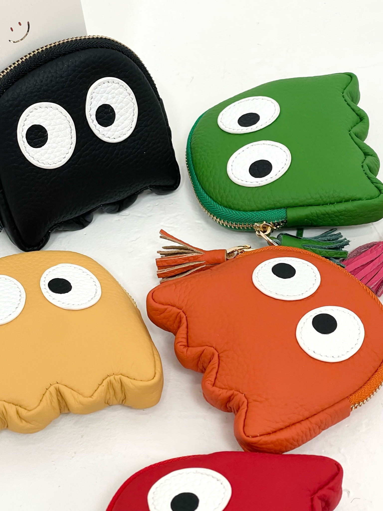 Pac Man Genuine Leather Purse [#FW317]