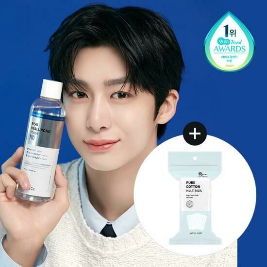 Wellage Real Hyaluronic 100% Toner 玻尿酸保濕爽膚水 300ml
