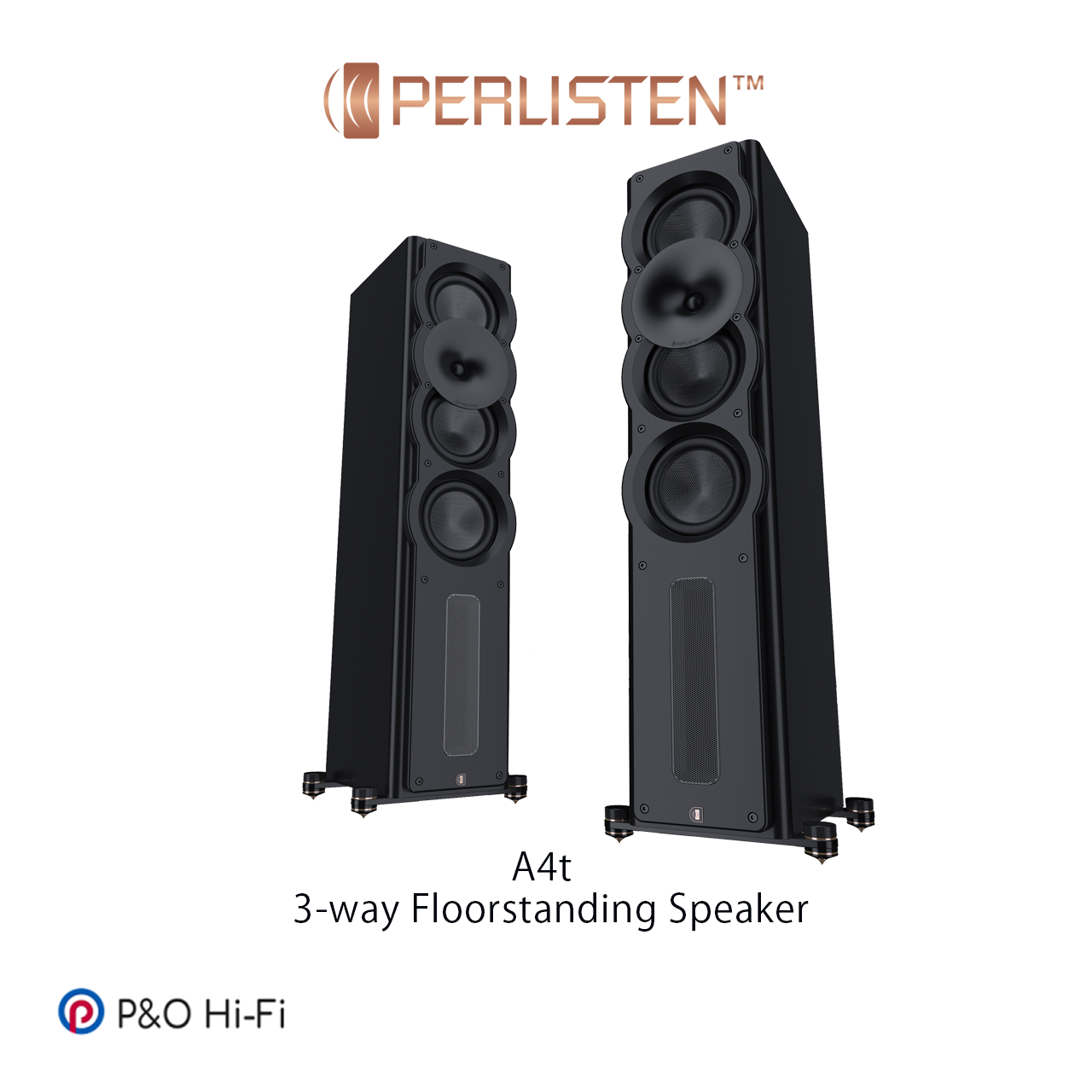 PERLISTEN A4t 3 路分音座地喇叭 (一對)