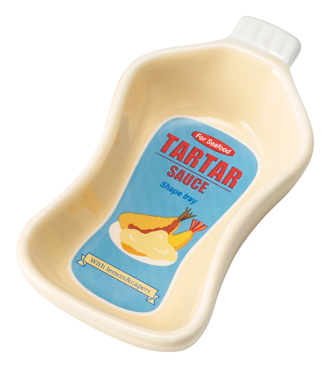 SETO CRAFT 多款超Q造型陶瓷醬料盤 - 塔塔醬