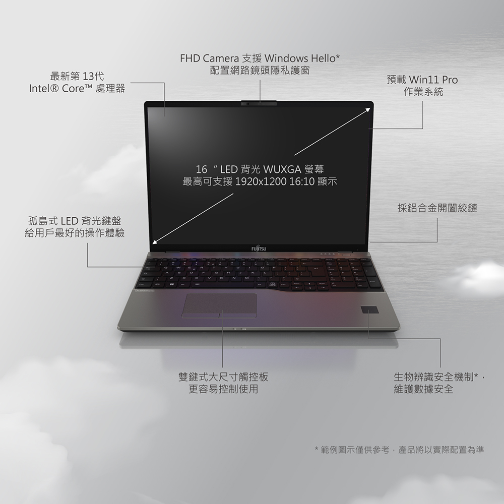 U7613-PS521 FUJITSU LIFEBOOK 黑色【日本製 intel 第13代CPU】