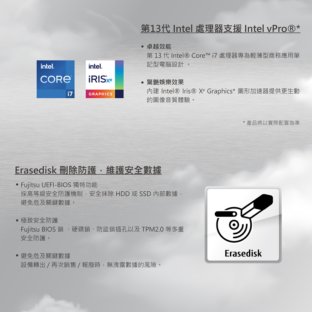 U7613-PS521 FUJITSU LIFEBOOK 黑色【日本製 intel 第13代CPU】