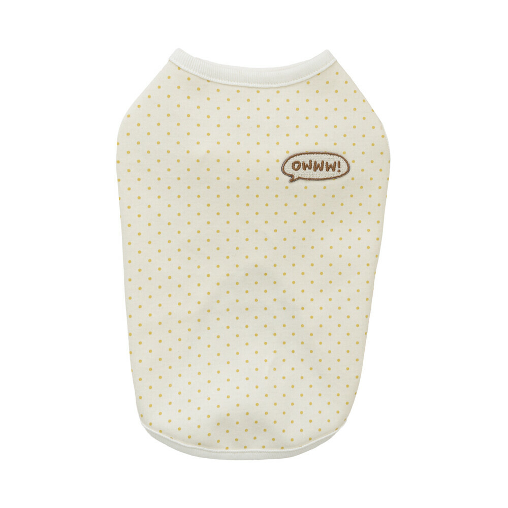 OWWW Studio x Blueberry 聯名有機棉無袖背心（水玉點點）