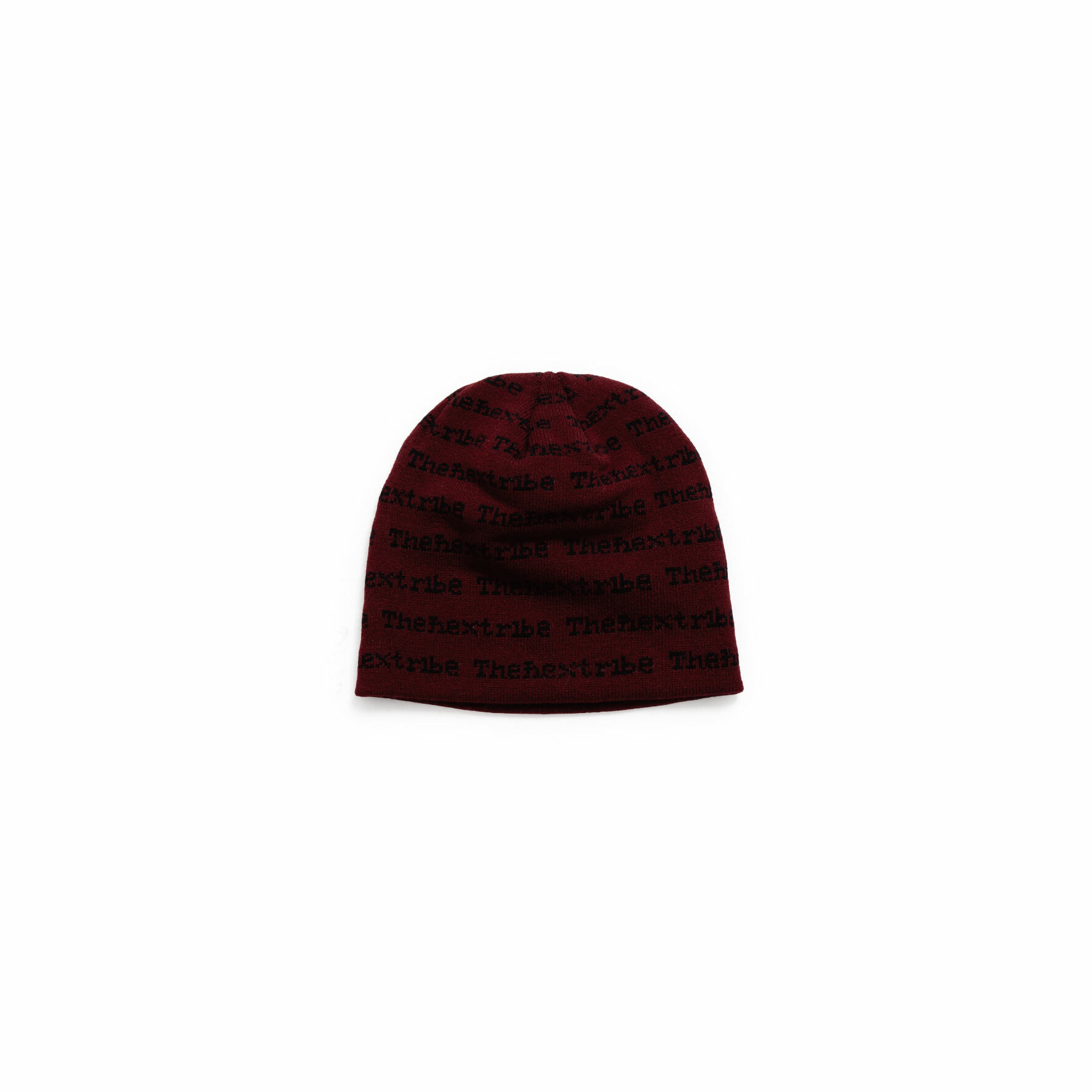 𝐭𝐧𝐭® ”thenexttribe” Full Version Jacquard BEANIE -Bl