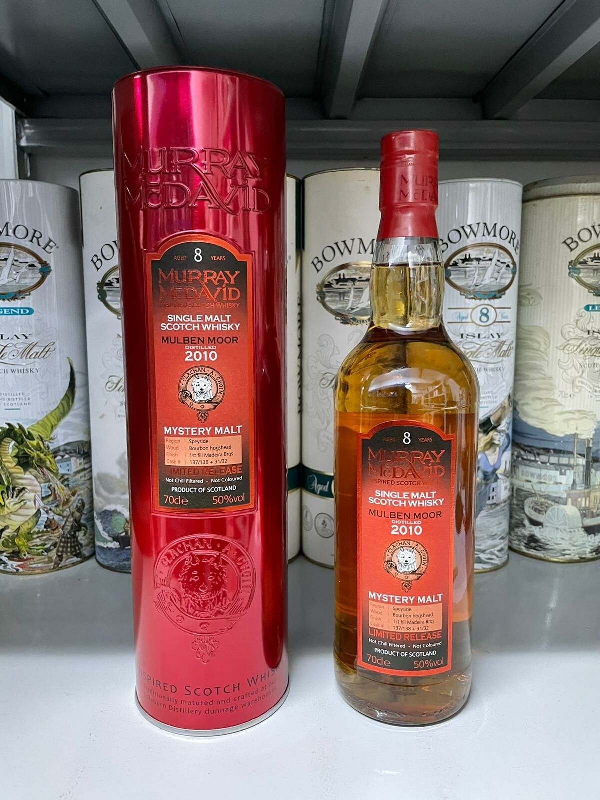 Murray McDavid Mullen Moor 2010 Bourbon Hogshead Wood F