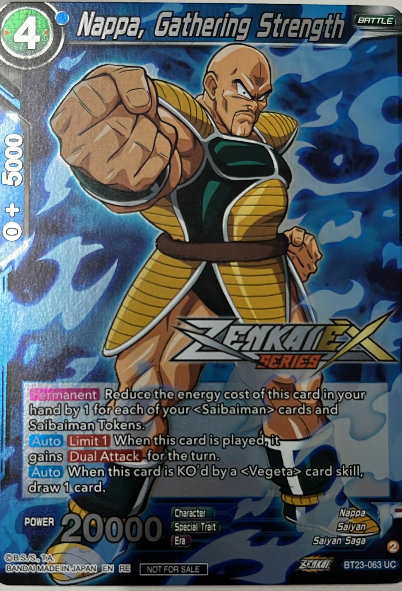 Nappa, Gathering Strength (Event Pack 13) - Tournament