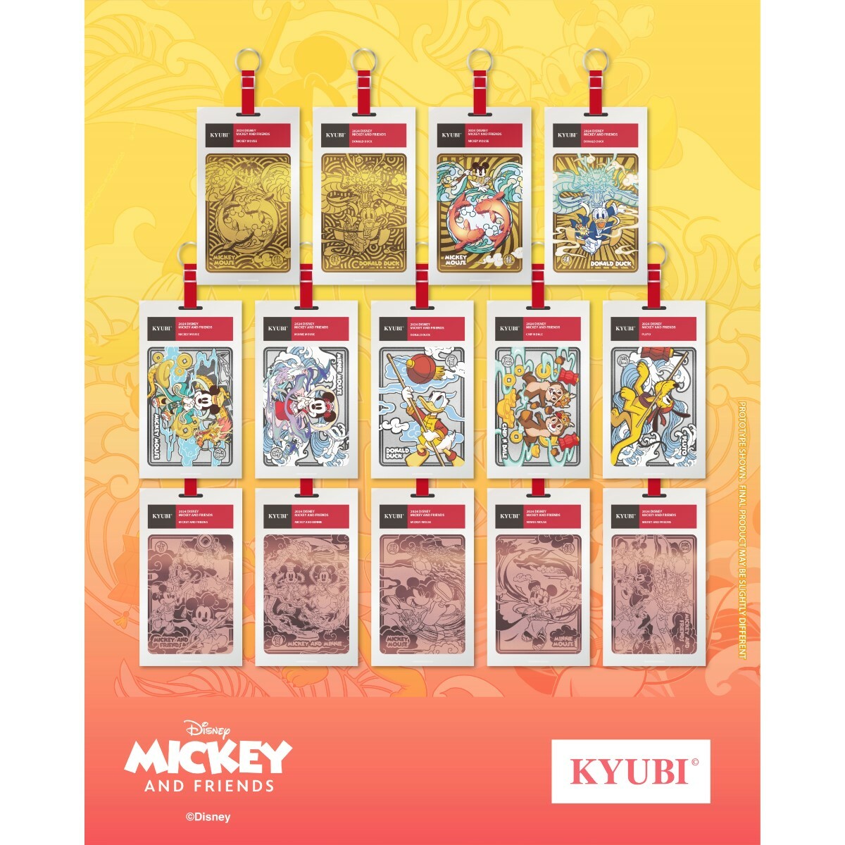 KYUBI x Disney Card Charm Collection | TOYC