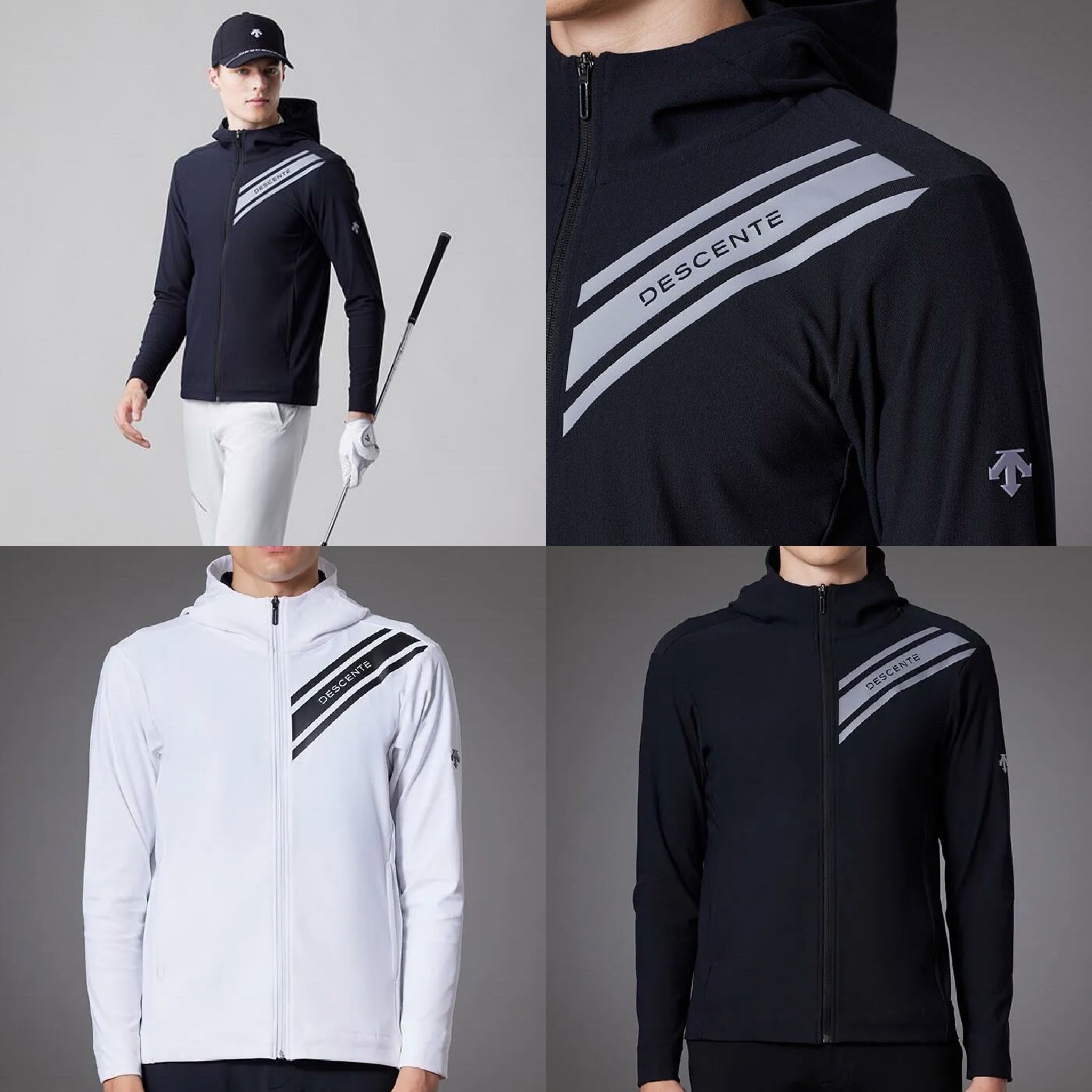 (現貨) Descente Golf Full Zip Hoodie