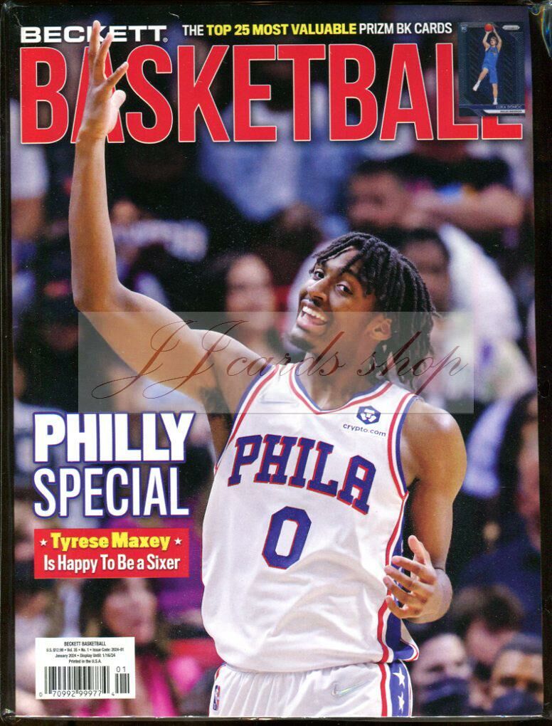 NBA Beckett Plus #376 - JANUARY - 2024 , 一月號 籃球 卡書