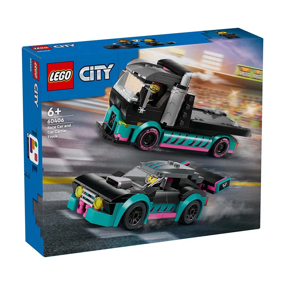 LEGO 60406 賽車和汽車運輸車 樂高® Ciy系列