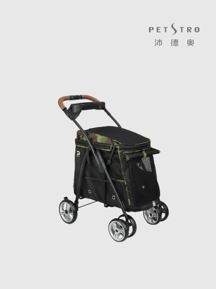 【沛德奧 PETSTRO】寵物推車 P-STAR系列｜903探險者號 迷彩