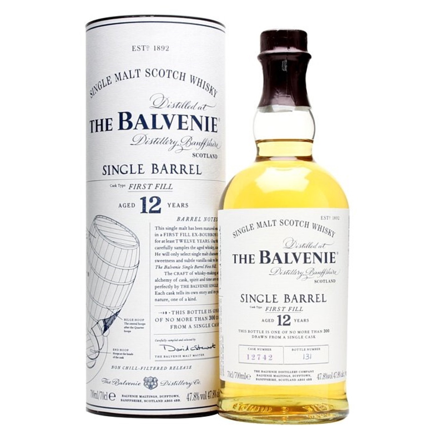 The Balvenie 12 Year Old First Fill Single Barrel Whisk