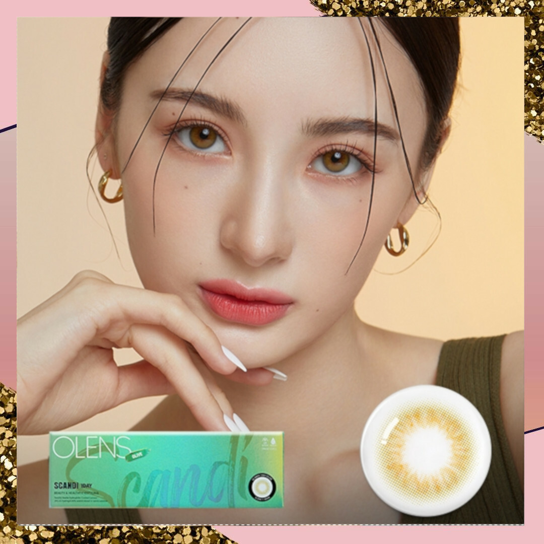 OLENS Scandi Olive 每日即棄彩色隱形眼鏡 (10片裝)