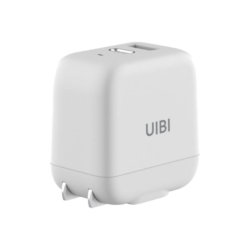 UIBI 67W 雙孔氮化鎵快充頭｜純潔白