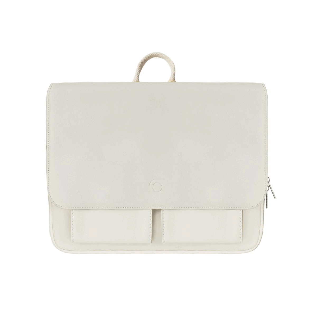 APIOU 4 Way 奶油方磚皮革電腦包