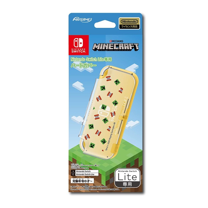 任天堂 MaxGames NS Lite Minecraft 保護硬殼 Switch 創世神 保護殼 透明殼