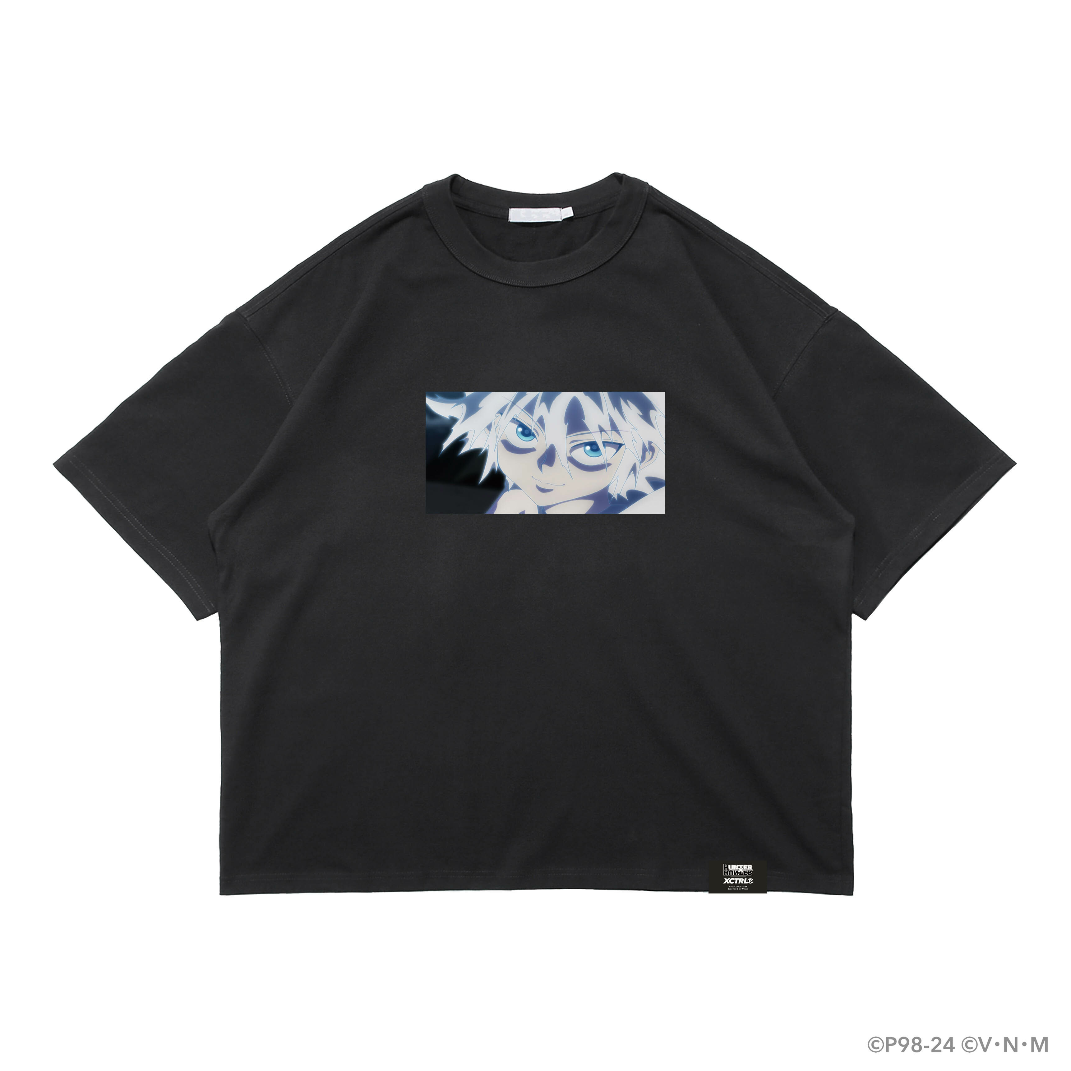 XCTRL®x《獵人HUNTER×HUNTER》奇犽眼神短T-黑