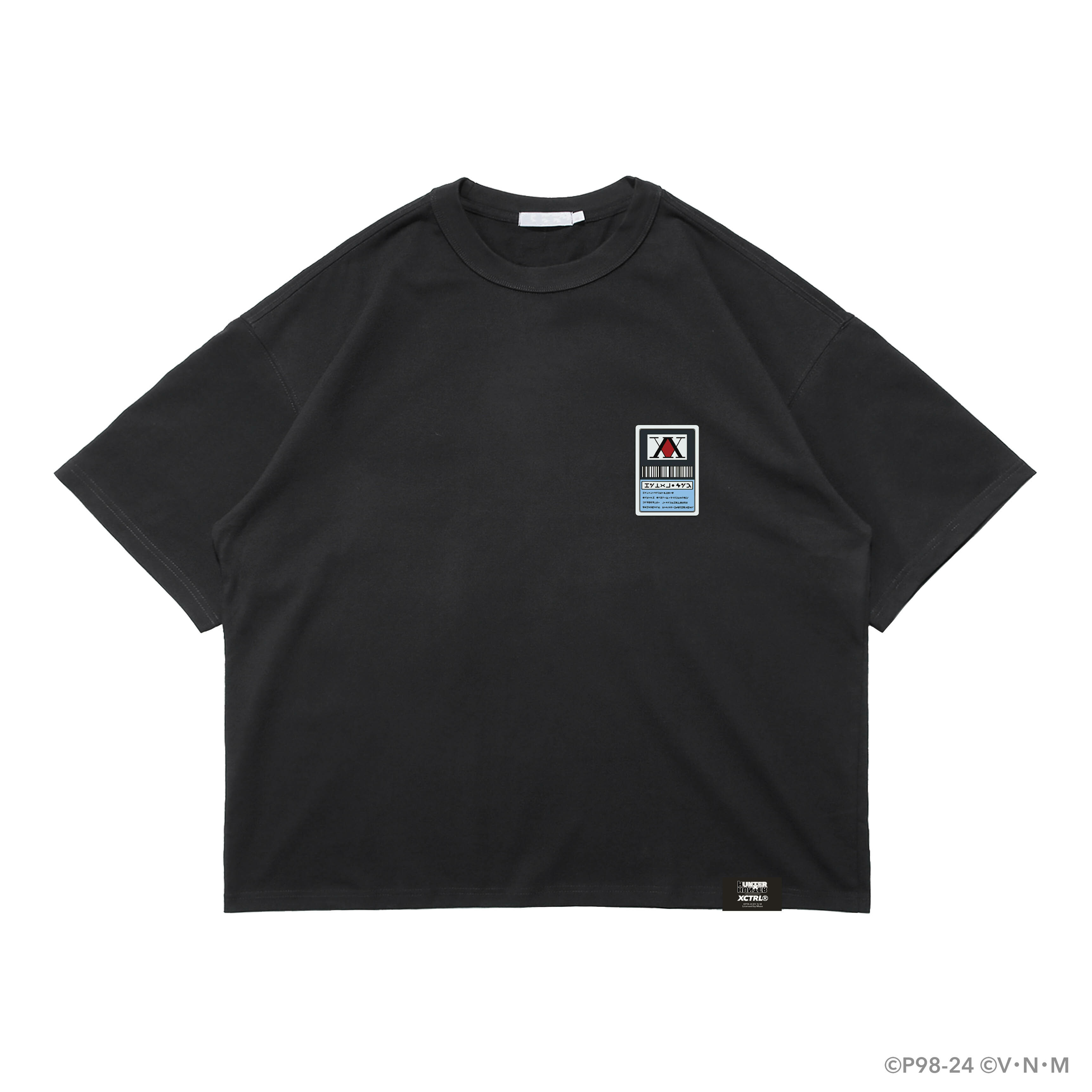 XCTRL® x《獵人HUNTER×HUNTER》Q版四人組短T-黑