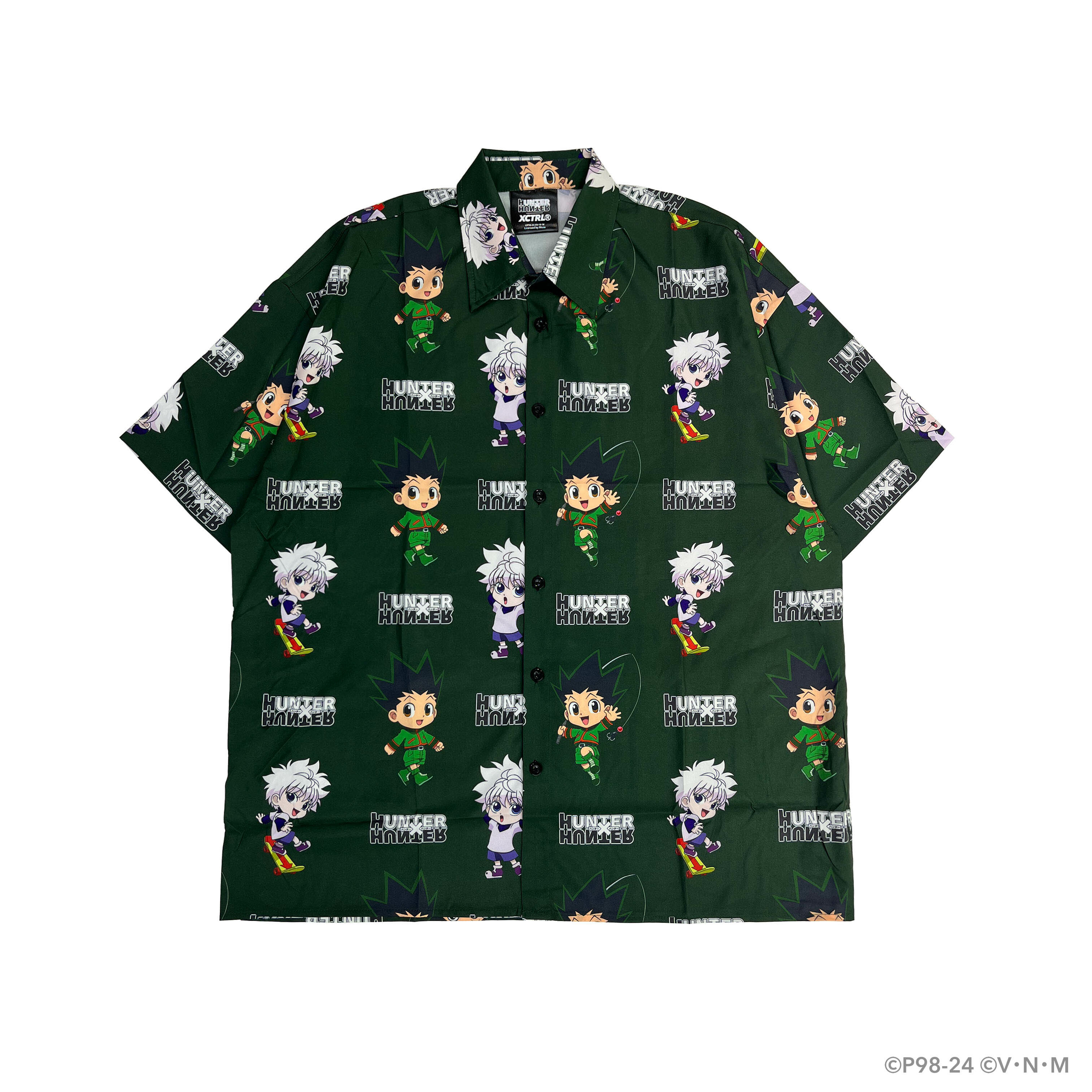 XCTRL® x 《獵人HUNTER×HUNTER》Q版小傑奇犽襯衫-綠