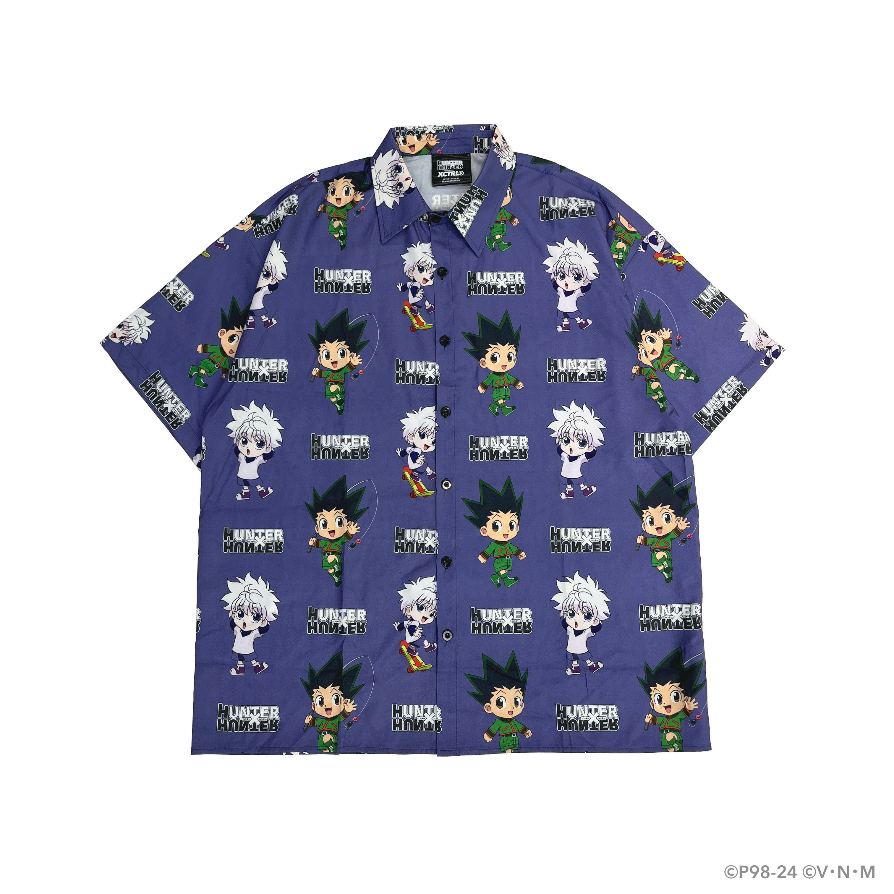 XCTRL® x 《獵人HUNTER×HUNTER》Q版小傑奇犽襯衫-紫