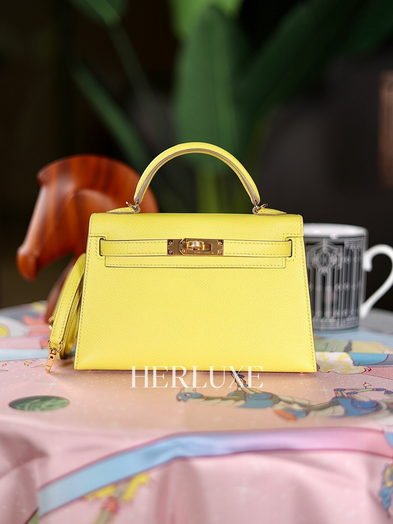 Kelly mini II 9R lime cc epsom Y 全新閒置品