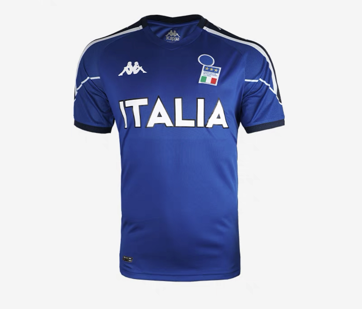 2000 Kappa Italy Retro Training Shirt - Blue