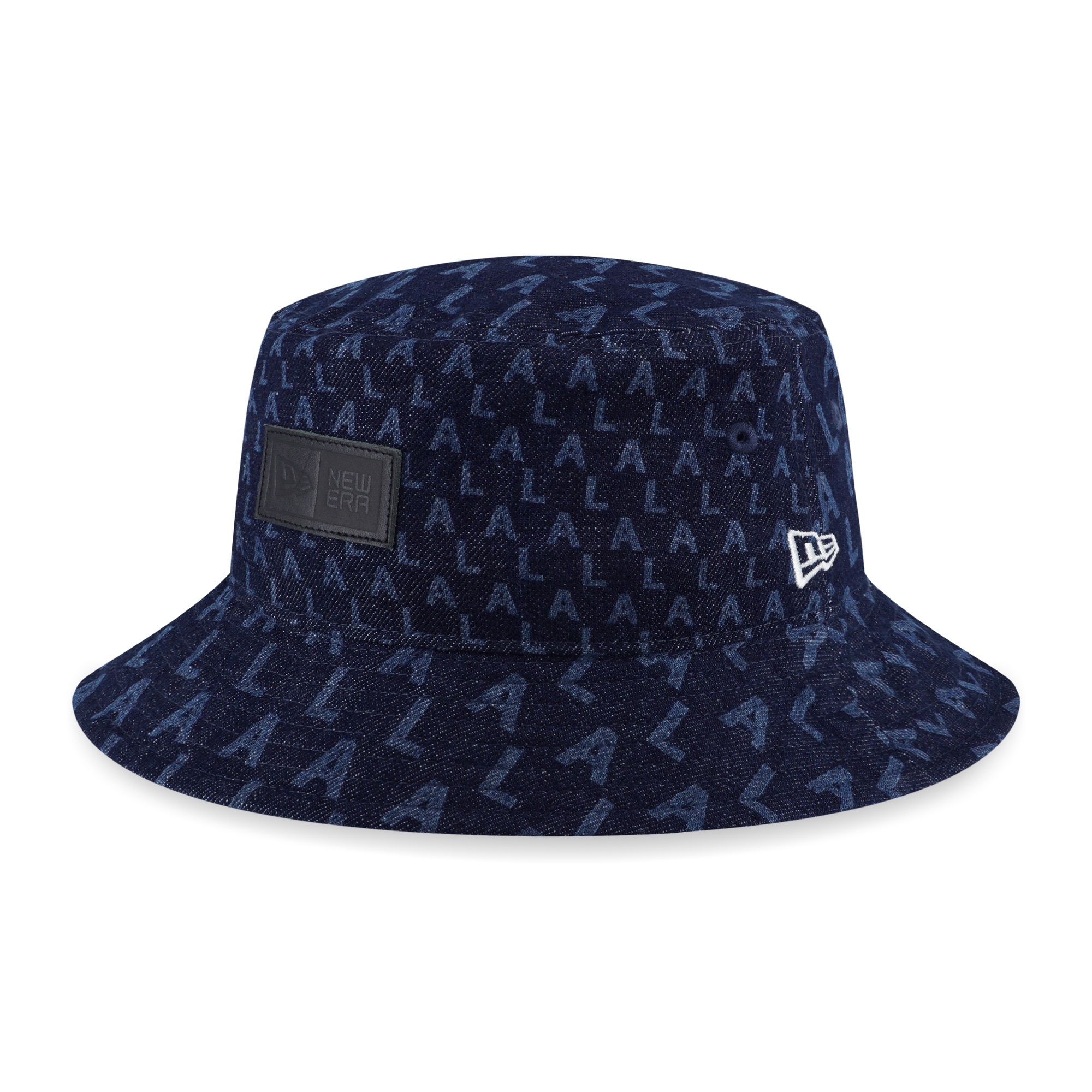 New Era - Denim Monogram Bucket Hat Indigo Denim