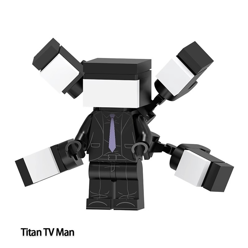 Titan TV Man Skibidi Toilet Minifigs fit Lego LG0065