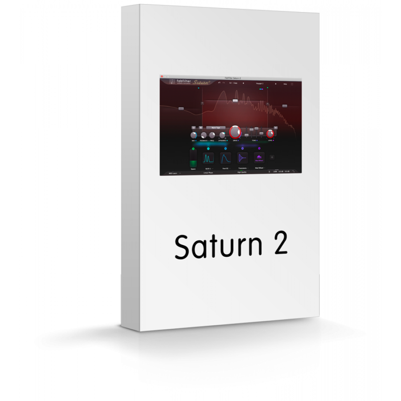 FabFilter Saturn 2 Effect Plugin 失真 破音軟體效果器 (序號下載版)