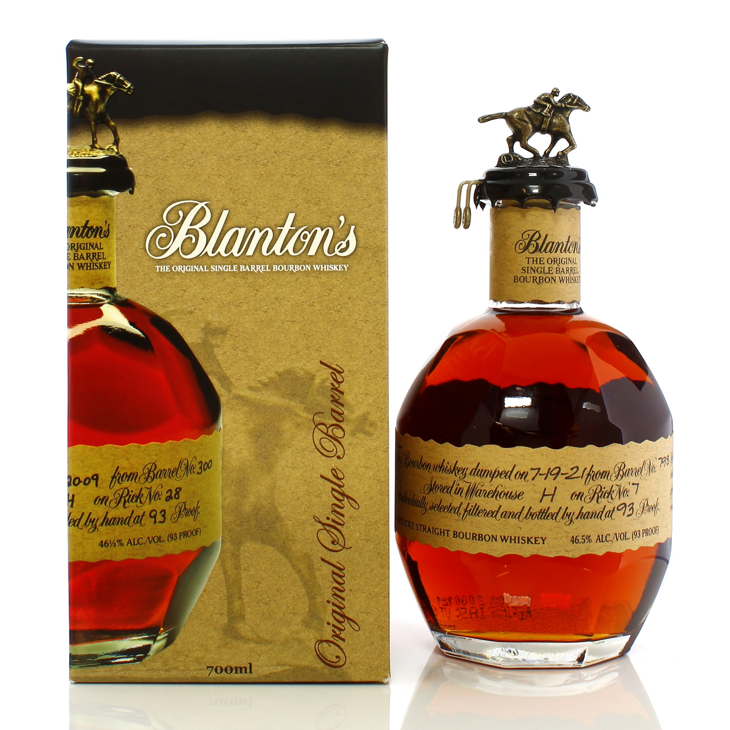 Blantons Original Single Barrel Whiskey 700mL, 46.5%