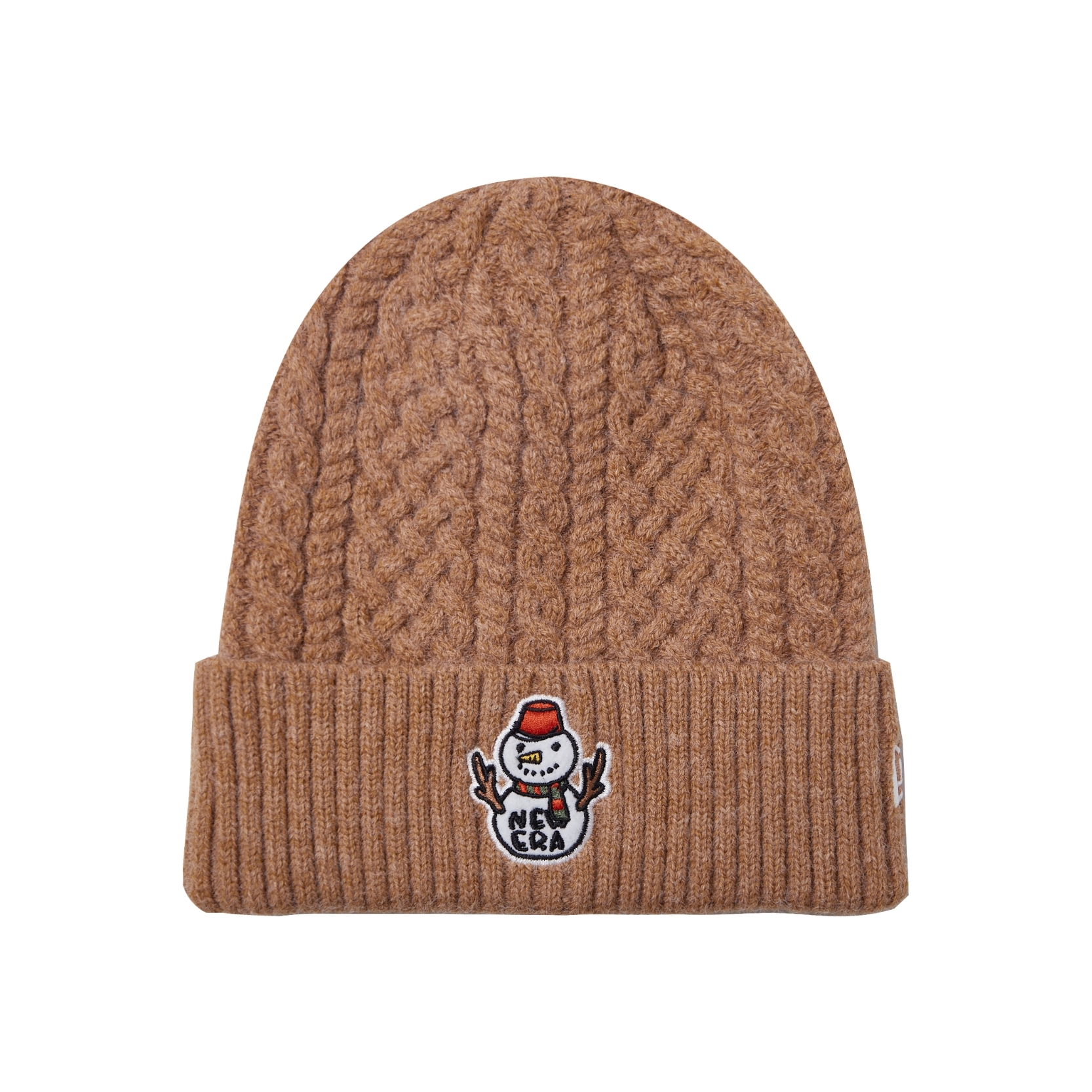 New Era - Christmas Snowman Beanie Brown