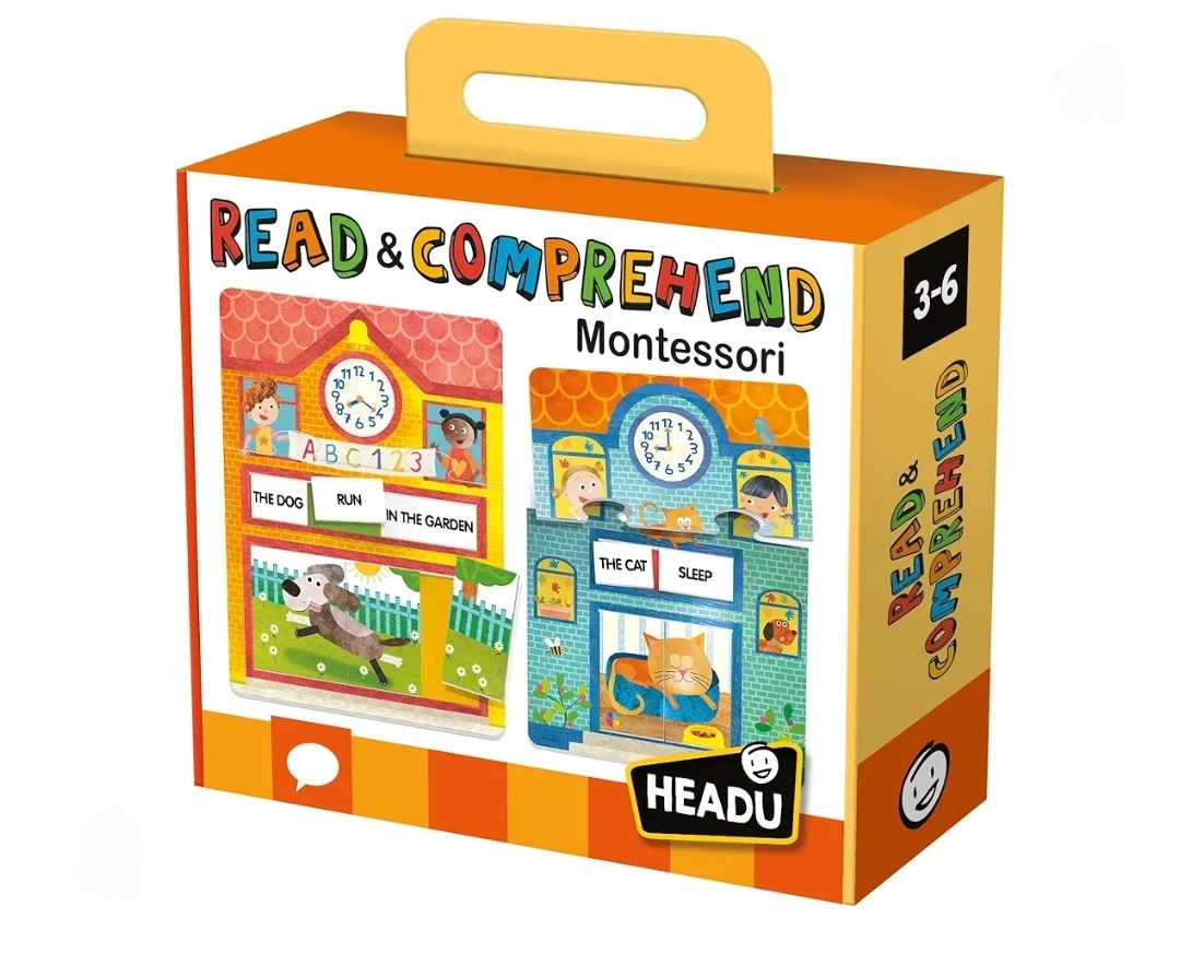 HEADU Read & Comprehend Montessori - Made in Italy