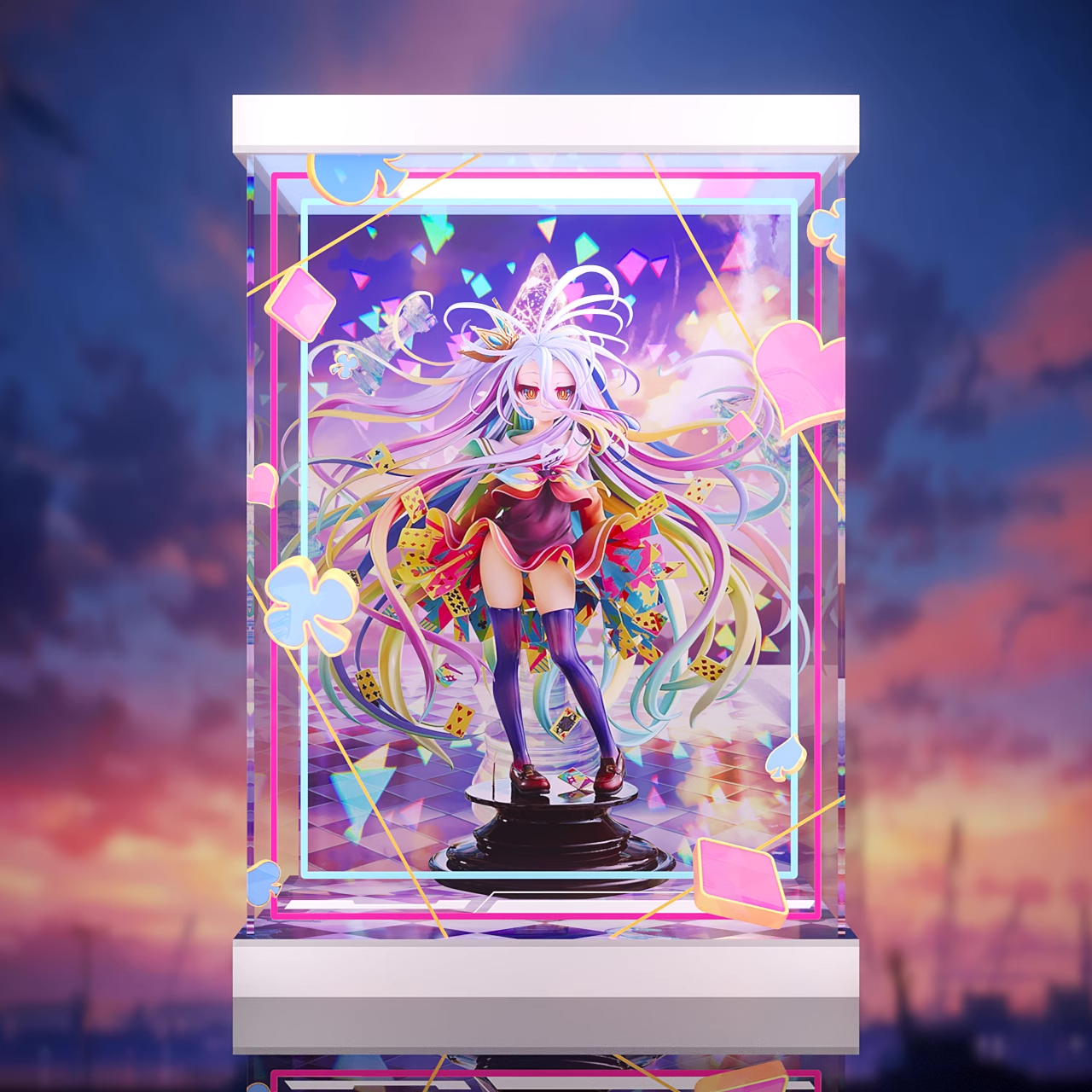 【AOWOBOX】GSC No Game No Life 1/7 白 榎宮祐 Art Works 主題展示盒