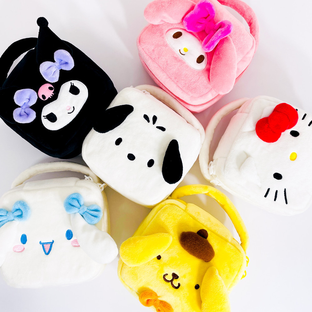 SANRIO Characters Square Make-Up Pouch 多用途 手挽正方形化妝袋