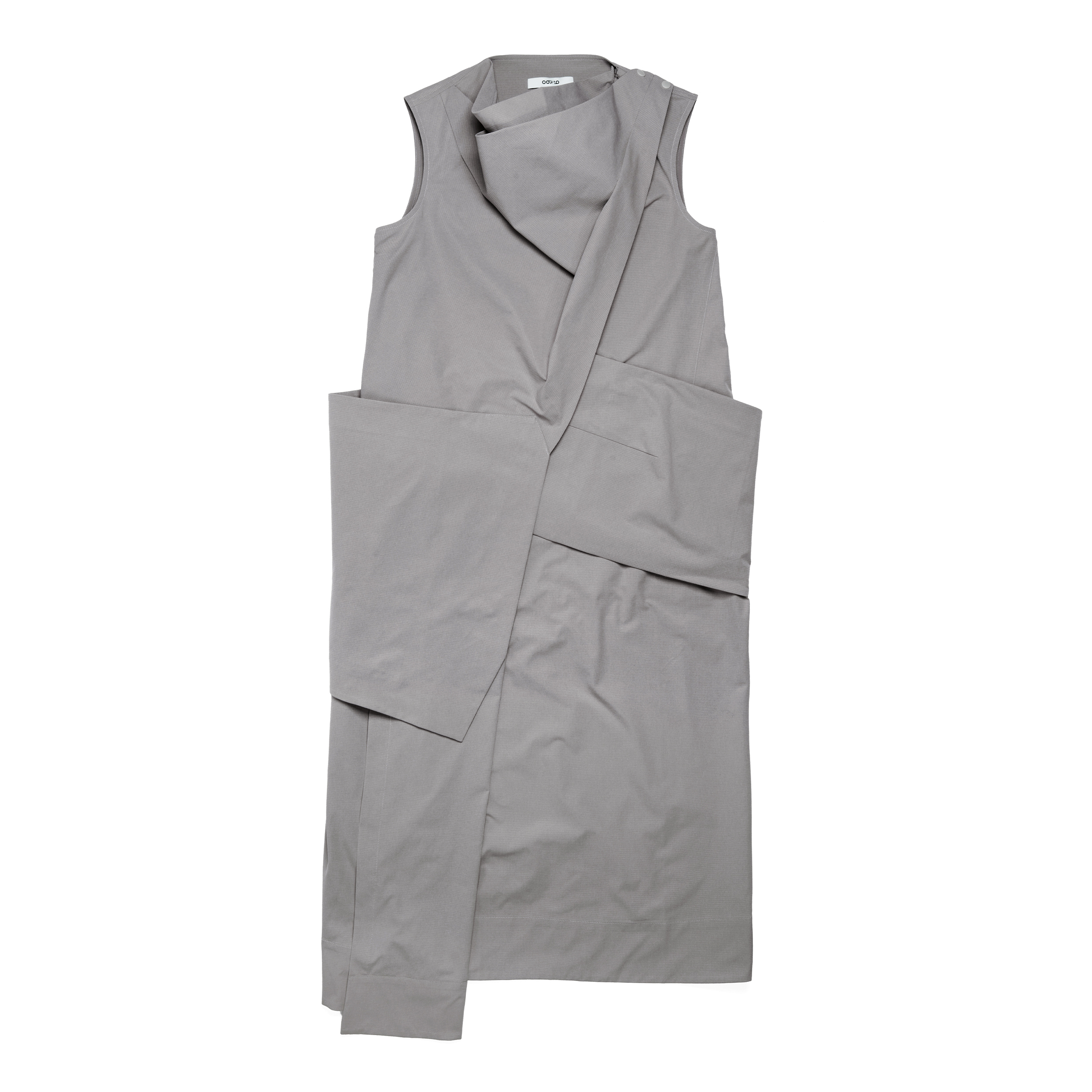 oqLiq Lag Layer Dress - Silver Lining