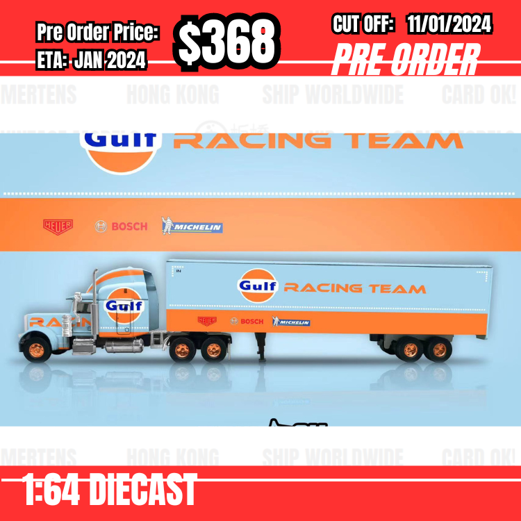 PO-$368 * Fine Work * 1:64 Peterbilt 379 Gulf [OD09/01]
